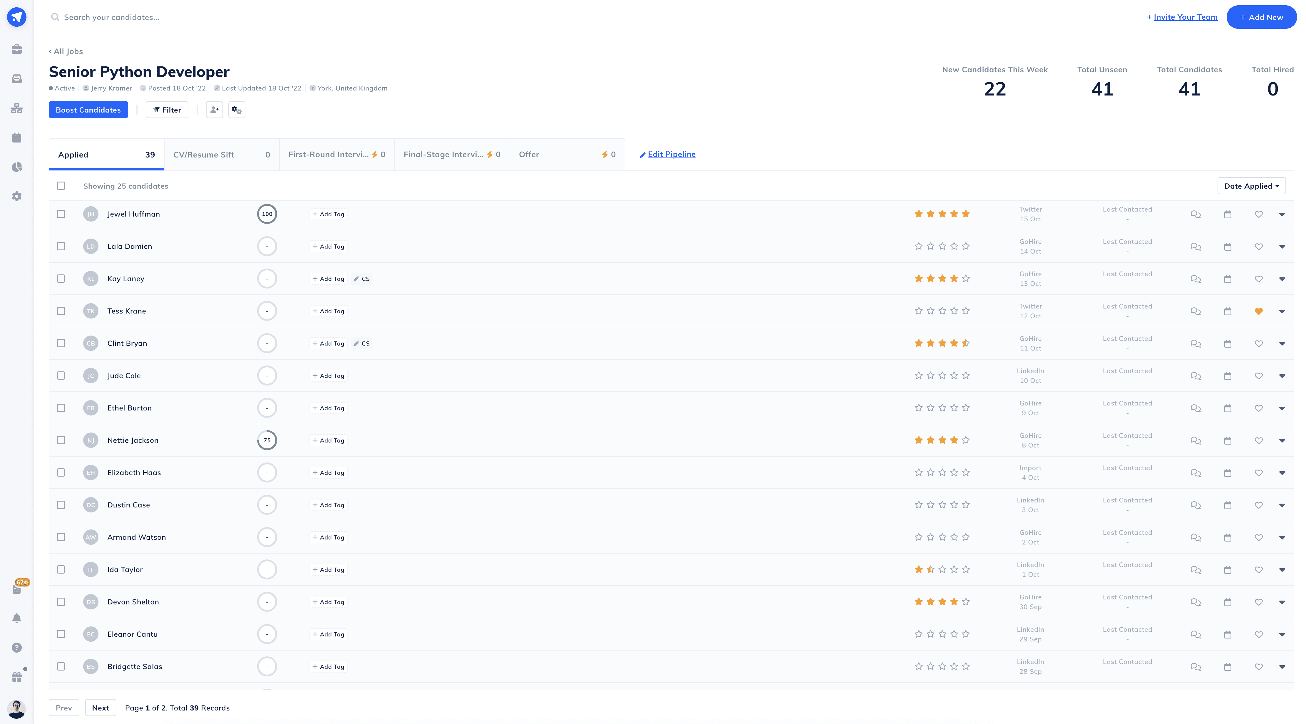 Applicant Tracking System - Simplify your Hiring Process